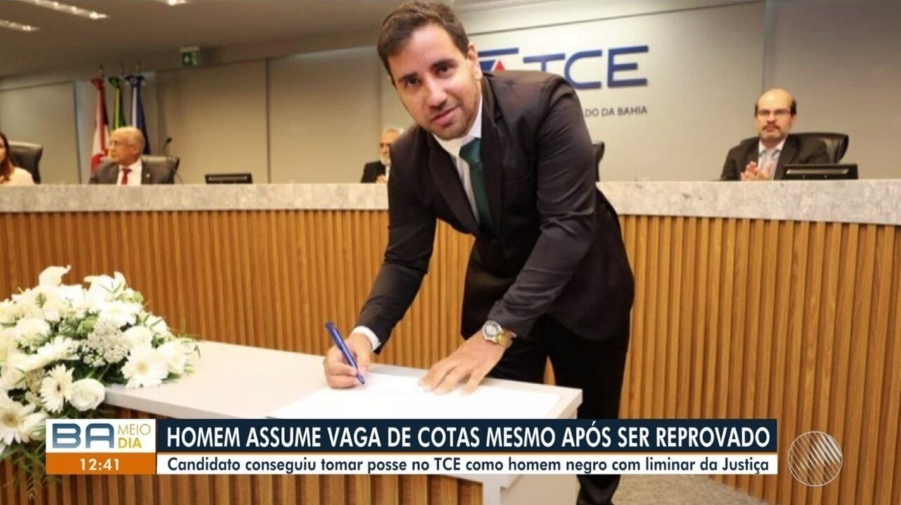 Candidato negro que perdeu vaga em concurso do TCE-BA para homem ...