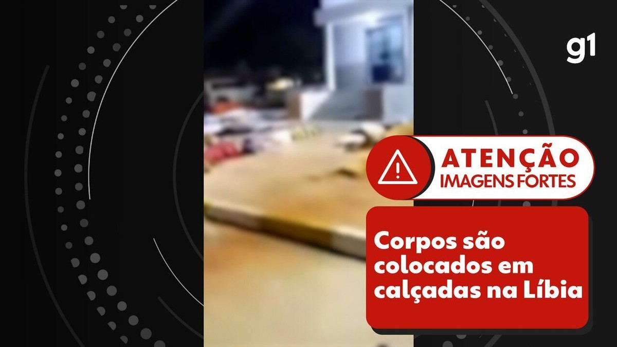 Enchente Na Líbia Vídeo Mostra Dezenas De Corpos Nas Ruas Mundo G1