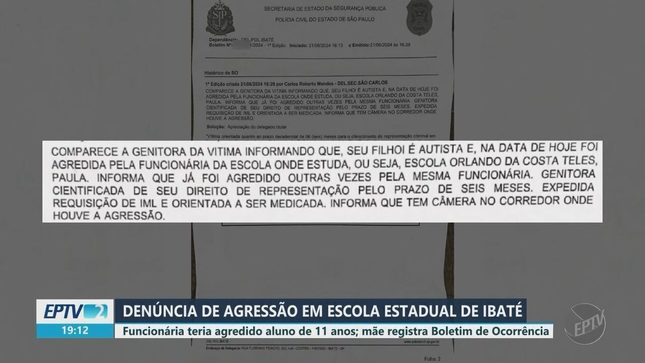 Funcionária de escola é suspeita de agredir menino autista no interior ...