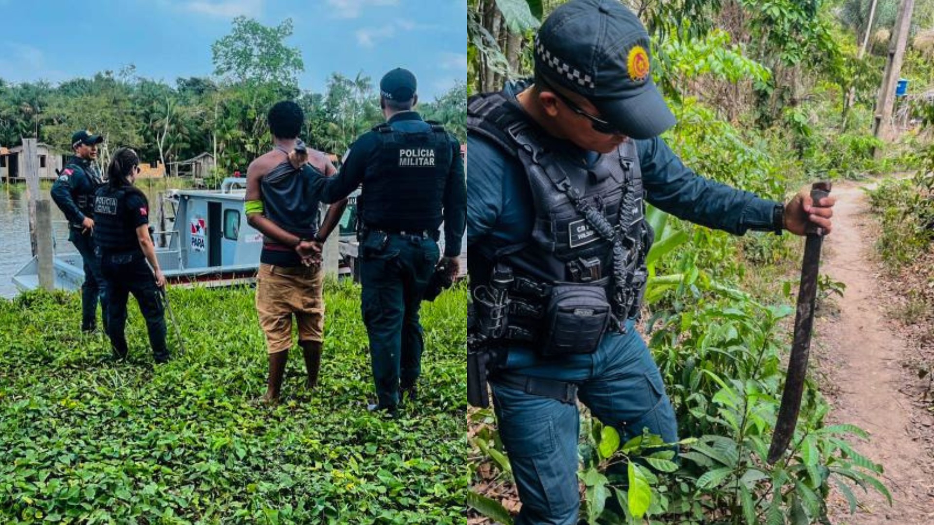 Homem é preso após atacar tio com terçado no PA; vítima precisou ...