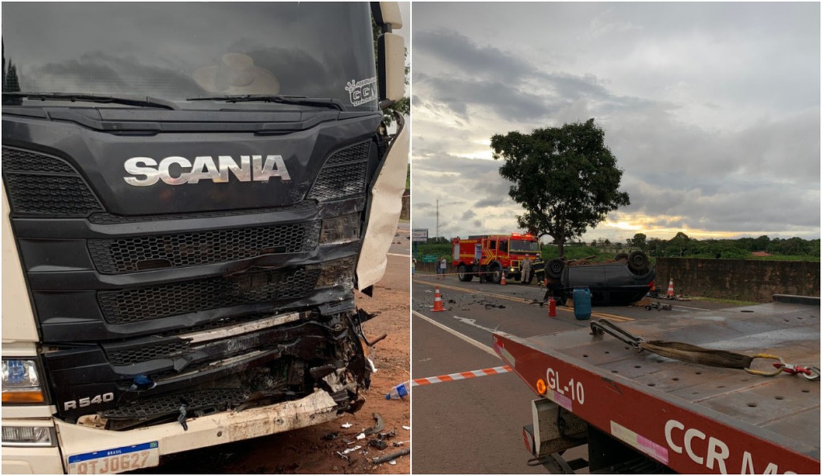 Motorista morre ao colidir de frente com carreta e capotar na BR-163, em Campo Grande | Mato ...
