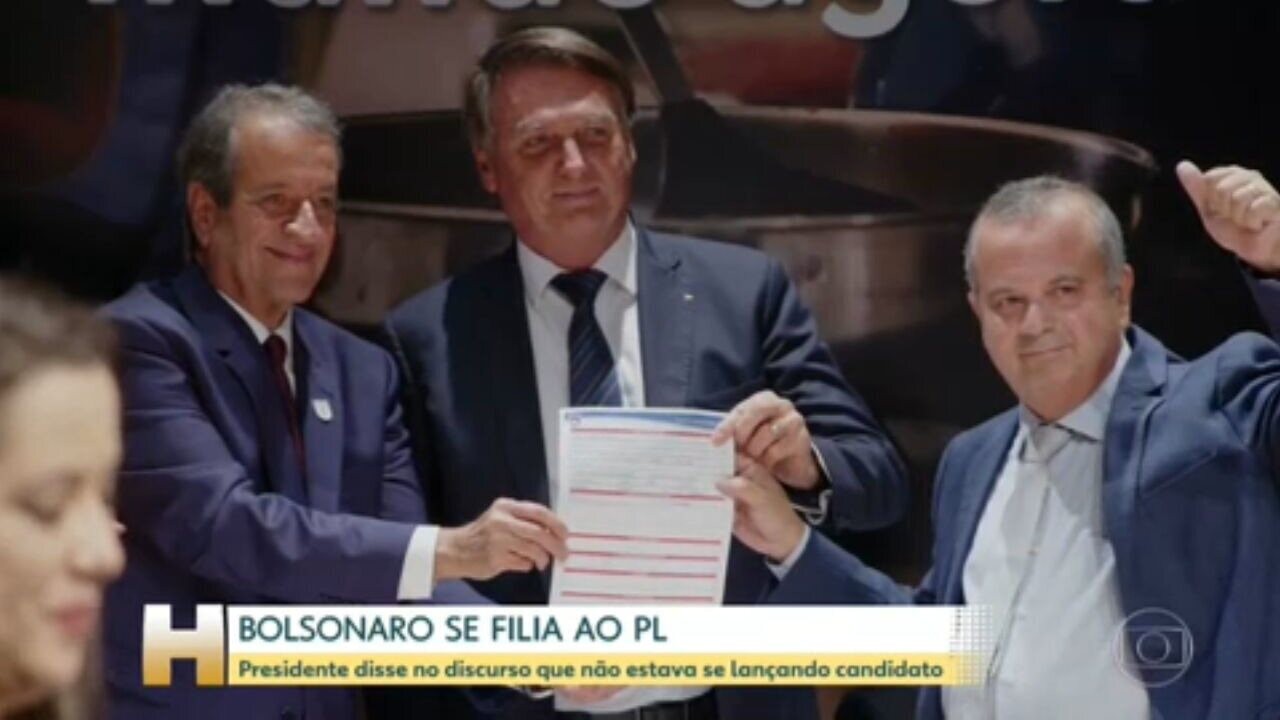 Após dois anos sem partido, Bolsonaro se filia ao PL, nona legenda da ...