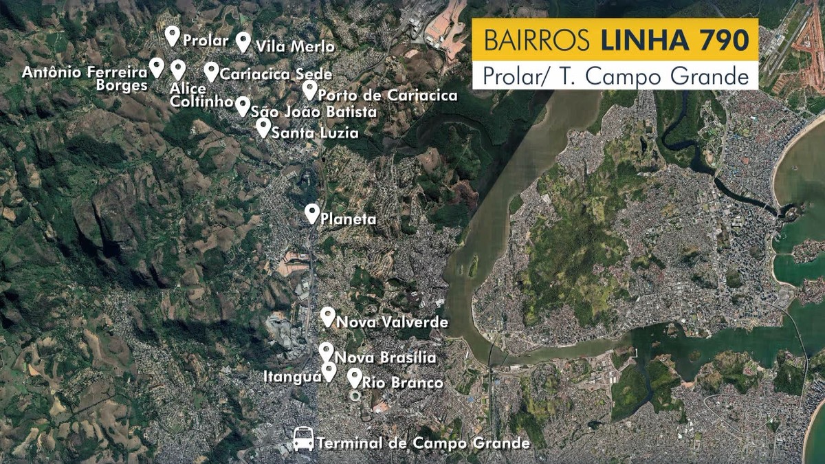 Nova linha de ônibus do Transcol começa a operar em Cariacica, ES ...