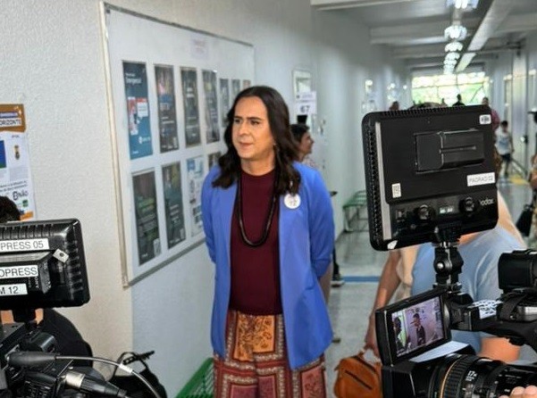 Duda Salabert (PDT), candidata à prefeitura, vota em Belo Horizonte | G1