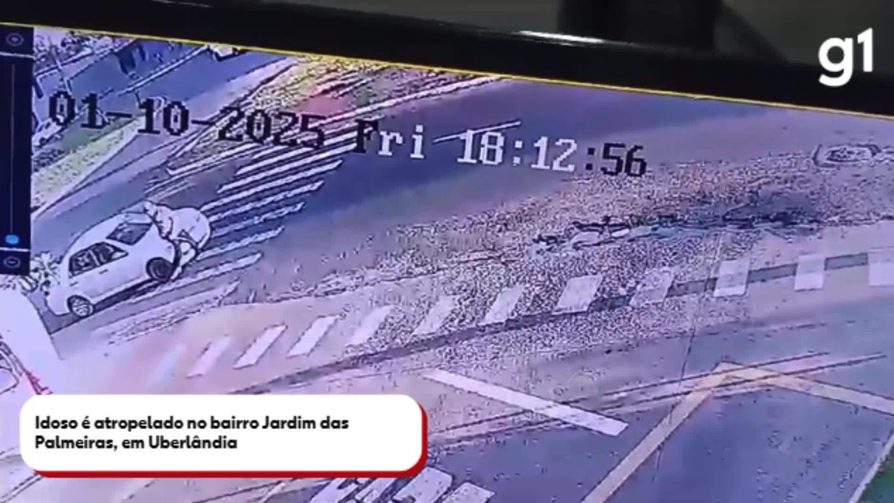 VÍDEO: Idoso morre após ser atropelado enquanto atravessava pela faixa de pedestres da Avenida ...