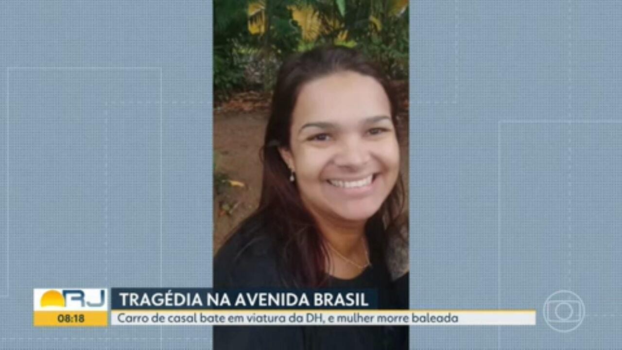 Mulher é baleada por policial e morre após carro em que ela estava bater em viatura na Avenida ...