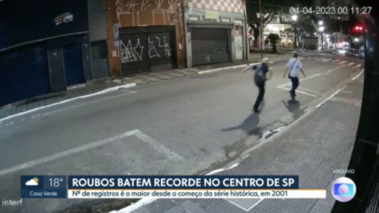 Centro de SP tem um roubo a cada meia hora e bate recorde nos primeiros ...