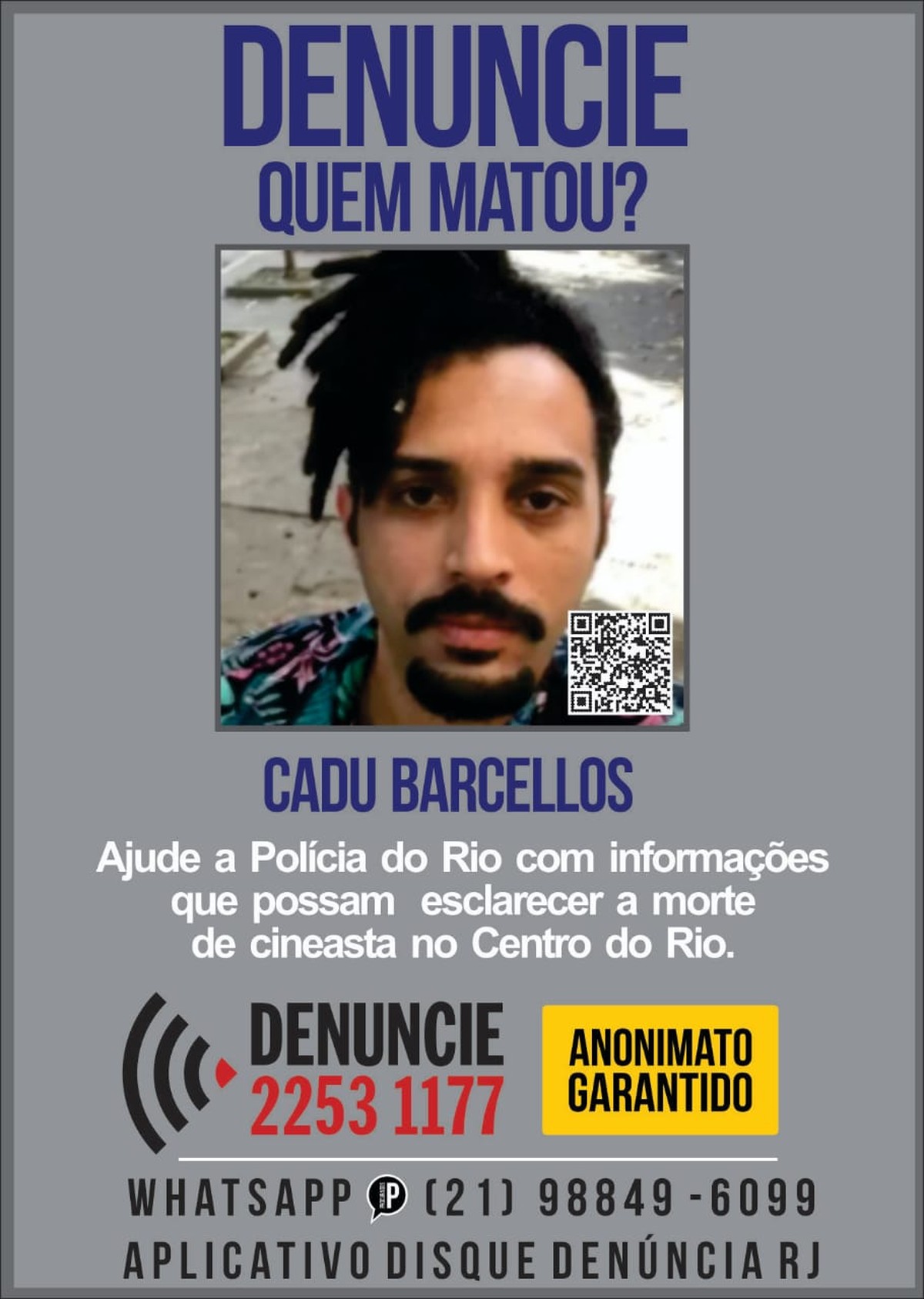 Disque Denúncia Lança Cartaz Pedindo Informações Sobre Suspeitos Da