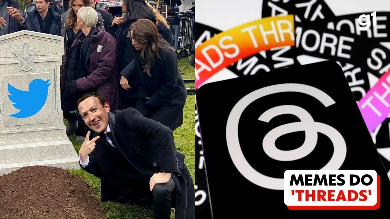 Threads: veja os memes sobre o lançamento da nova rede social ...