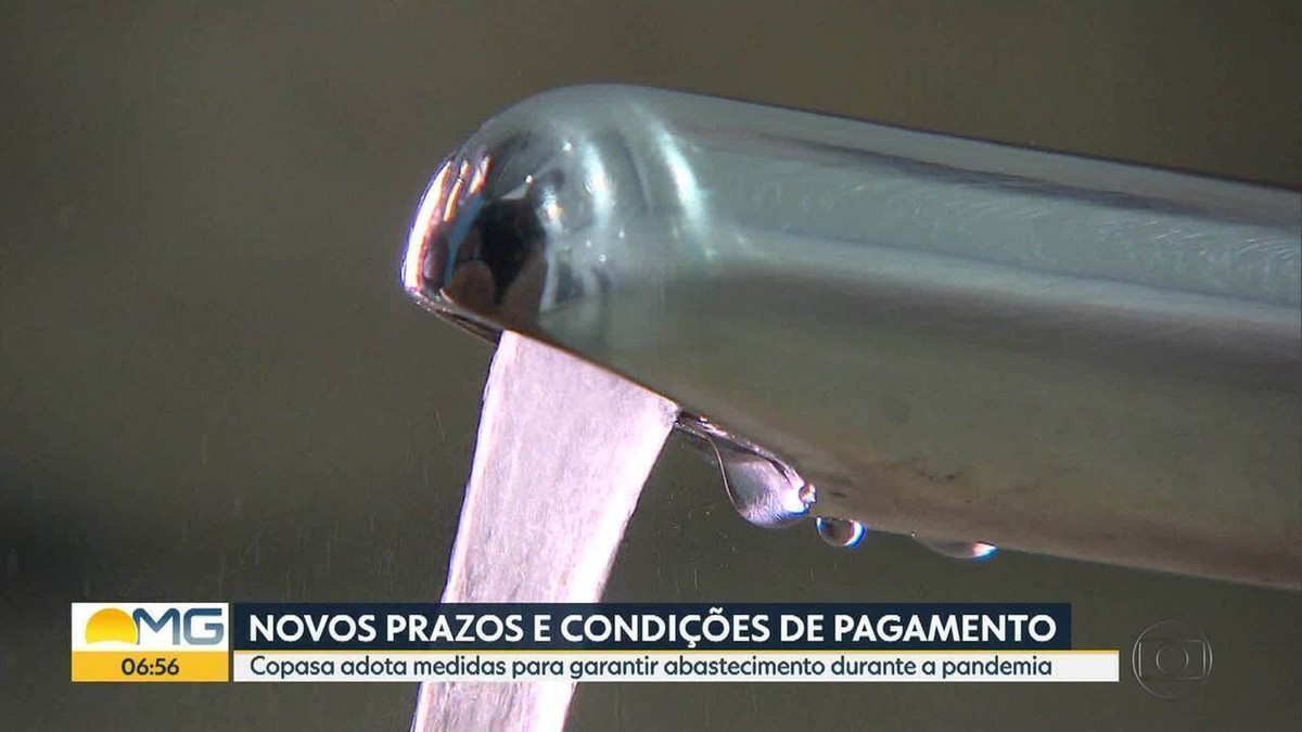 Copasa permite novos prazos para corte de água e novas condições para ...