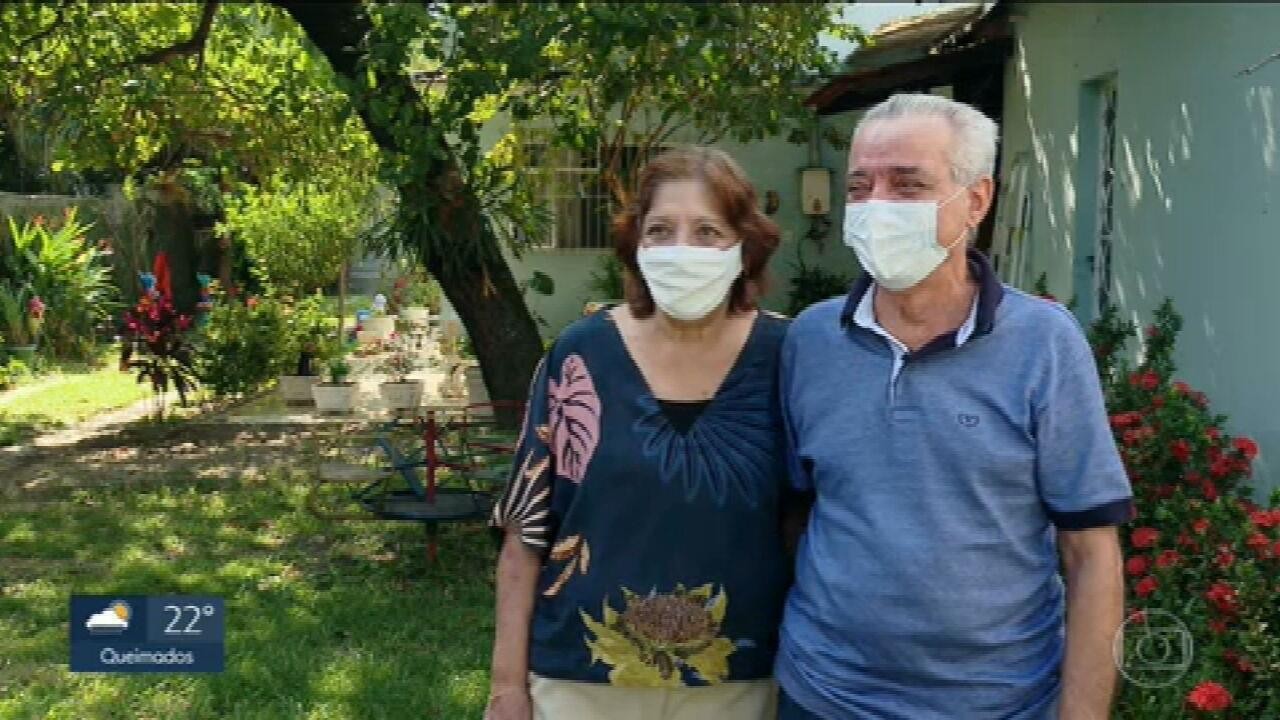 Casal supera a Covid junto e celebra 55 anos de casamento | G1