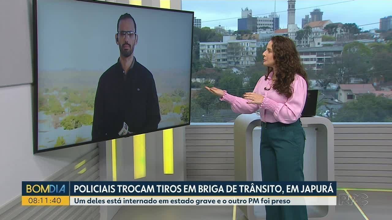 PMs trocam tiros em briga de trânsito; um policial foi preso, e outro levado para hospital ...