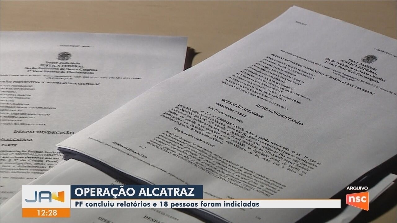 Polícia Federal Indicia 18 Pessoas Na Operação Alcatraz Em Sc Santa