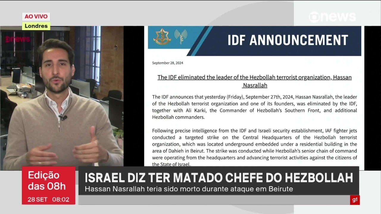 Líder supremo do Irã diz que morte de chefe de Hezbollah 'não ficará ...