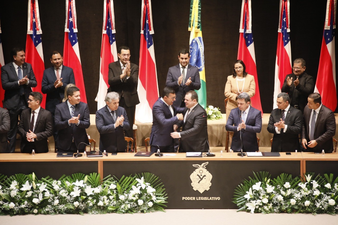 Assembleia Legislativa do Amazonas dá posse ao governador Wilson Lima | Momento Assembleia | G1