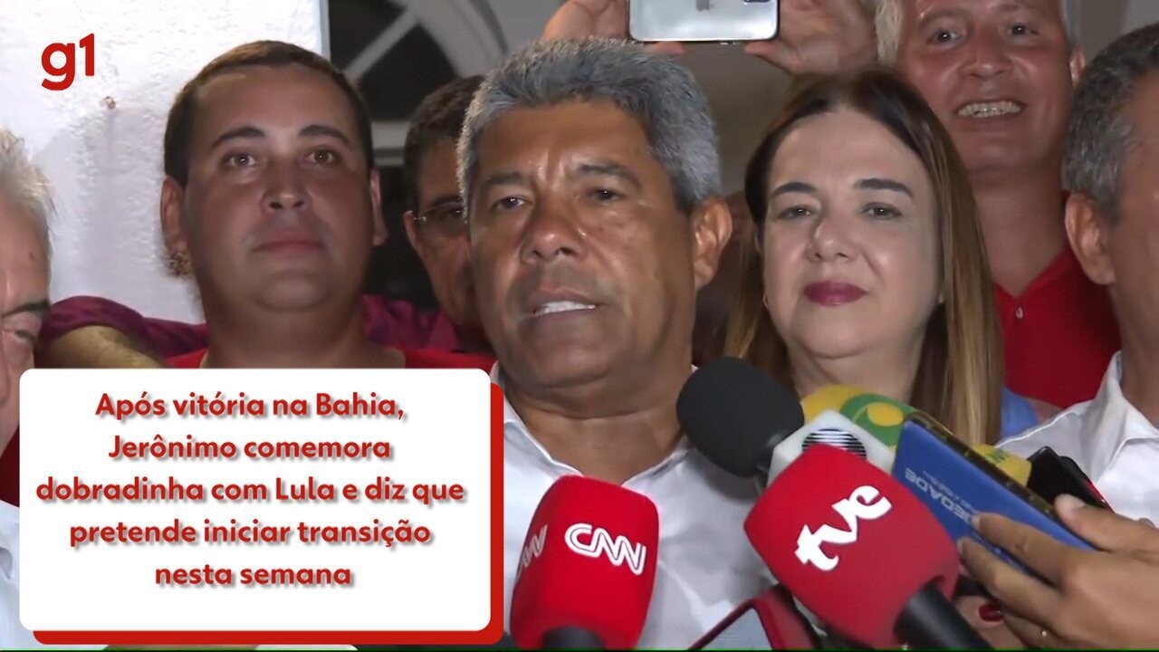 Após vitória na Bahia, Jerônimo comemora dobradinha com Lula e diz que ...