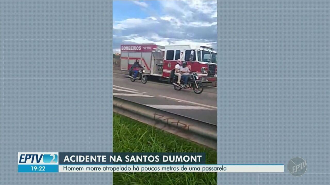 Homem morre atropelado na Rodovia Santos Dumont, em Campinas | Campinas e Região | G1