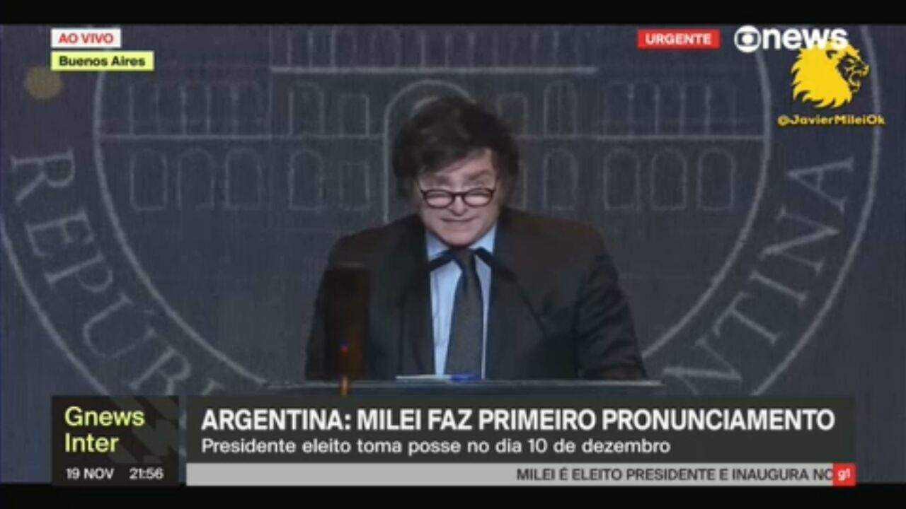 Javier Milei é eleito presidente da Argentina com pauta ultraliberal e ...