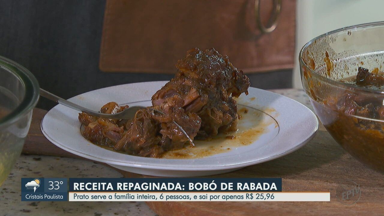 'Barato da Cozinha': aprenda a fazer bobó com carne de boi