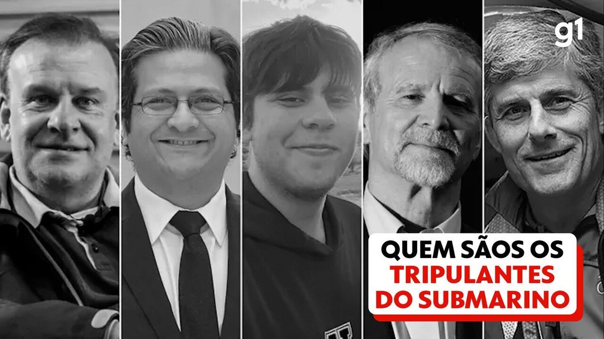 Quem são as vítimas que morreram no submarino que implodiu durante ...