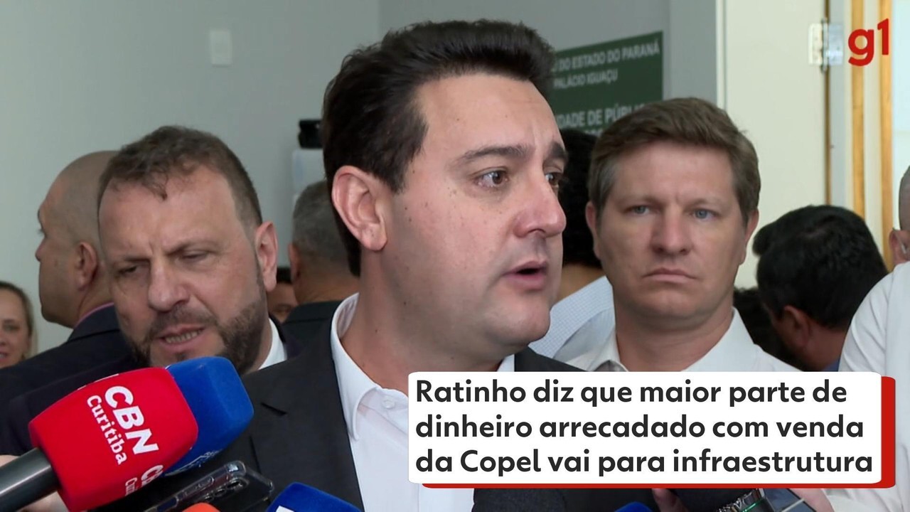 ‘Nós estamos usando para infraestrutura’, diz Ratinho Junior sobre usar ...