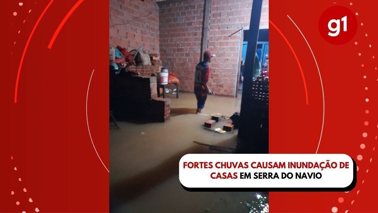 Elevação do Rio Amapari inunda cerca de 50 casas em Serra do Navio ...