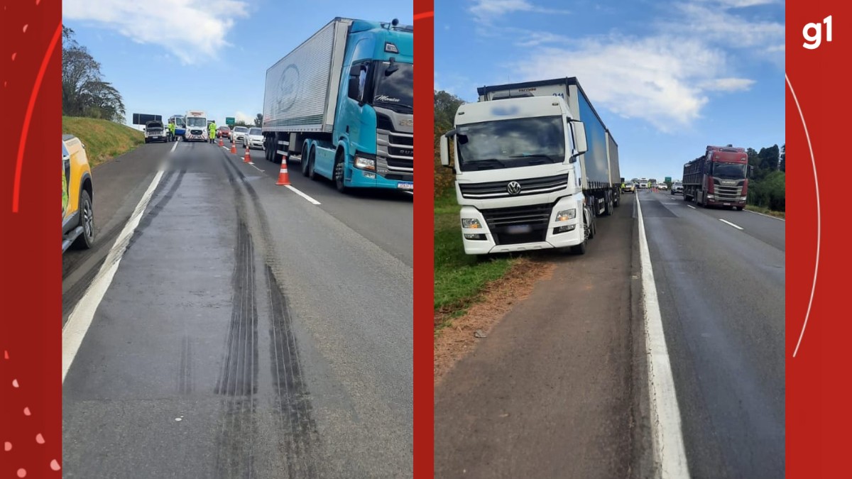 Condutor morre atropelado por caminhão logo após descer de carro na PR-151 | Campos Gerais e Sul ...