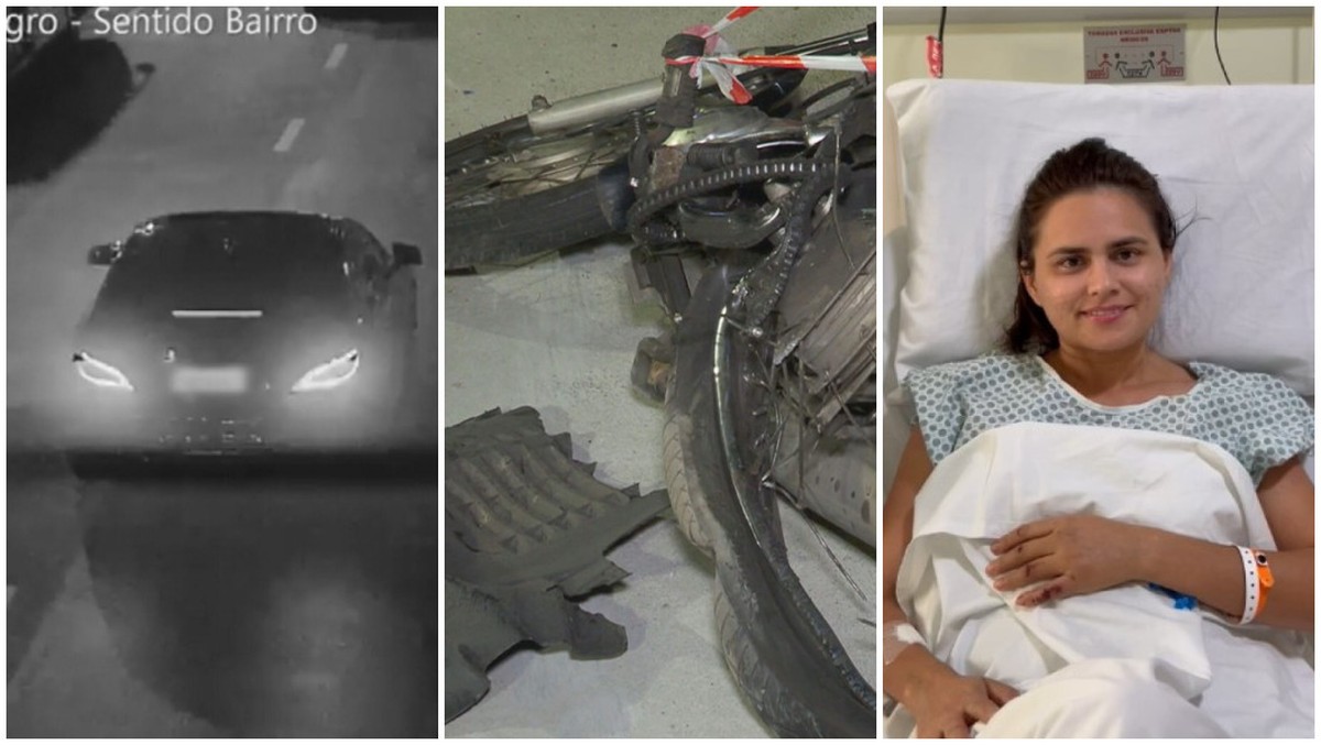 Mulher que teve perna amputada após moto ser atingida por carro de luxo ...