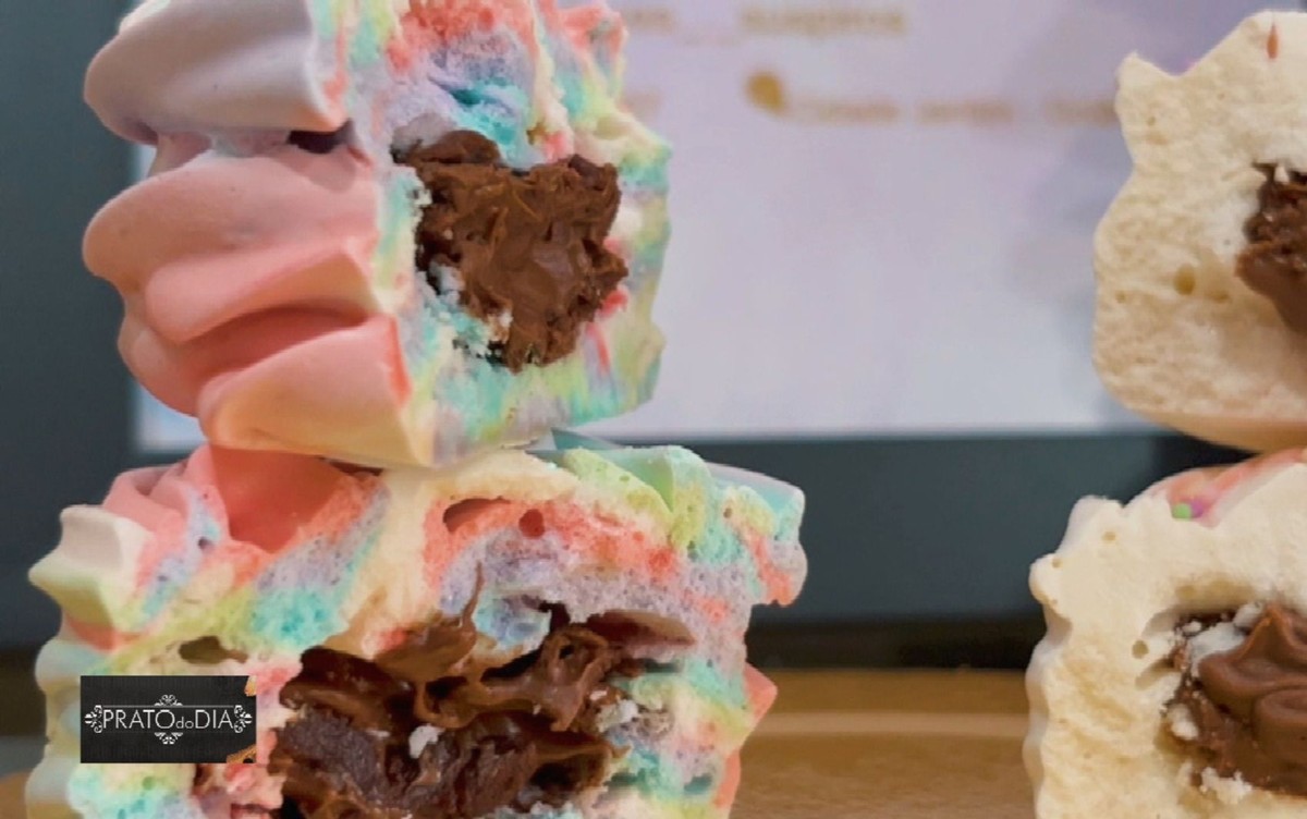 Suspiro recheado: Prato do Dia ensina a fazer a receita do doce que ...