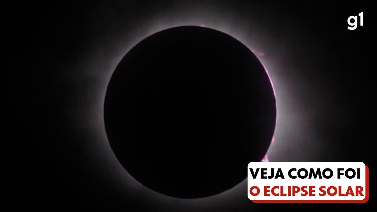 VÍDEOS: Veja o eclipse solar total nos EUA, México e Canadá | G1