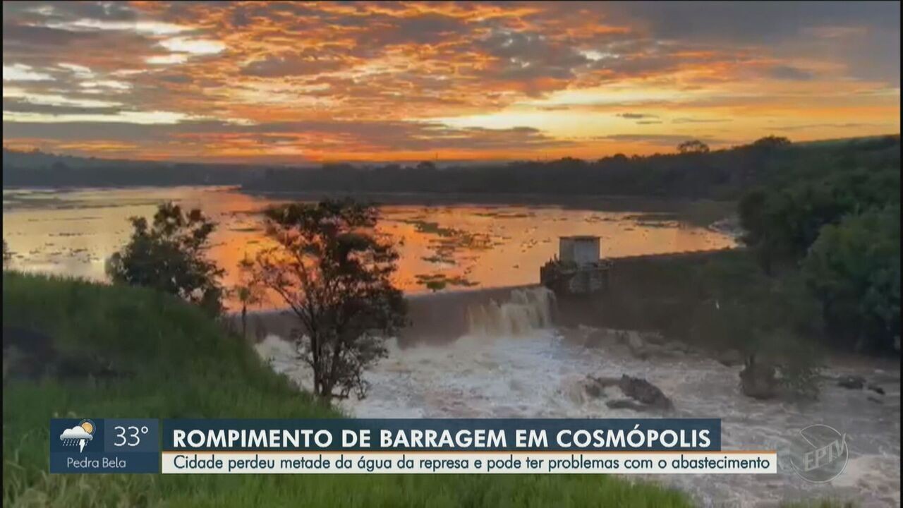 Crea vai apurar rompimento de barragem em Cosmópolis | G1