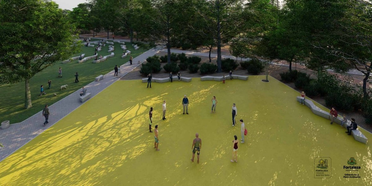 Parque Rio Branco vai ser requalificado em Fortaleza; veja simulação da ...