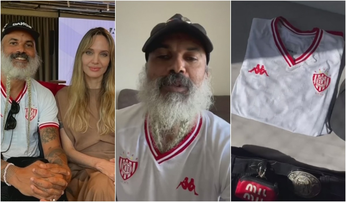 Estilista com camisa de time do interior de SP chama atenção em evento ...