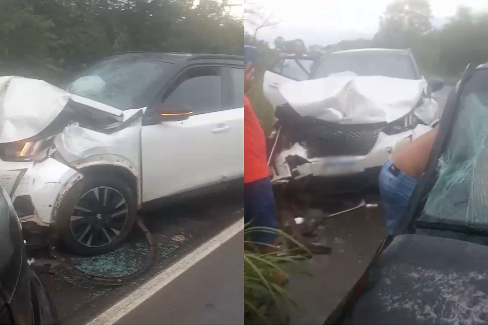 Mulher morre e homem fica ferido após batida entre carros no PI