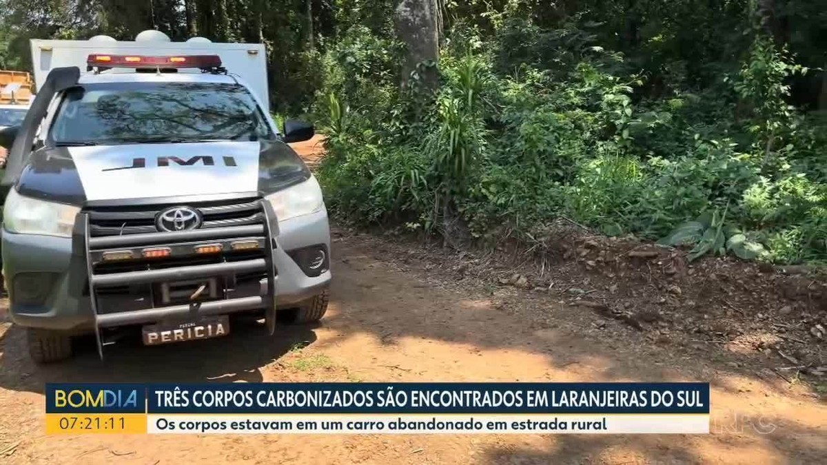 Três Corpos Carbonizados São Encontrados Dentro De Carro Em