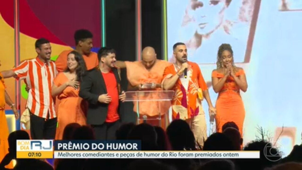 Melhores comediantes e peças de humor são premiados no Rio | Rio de ...