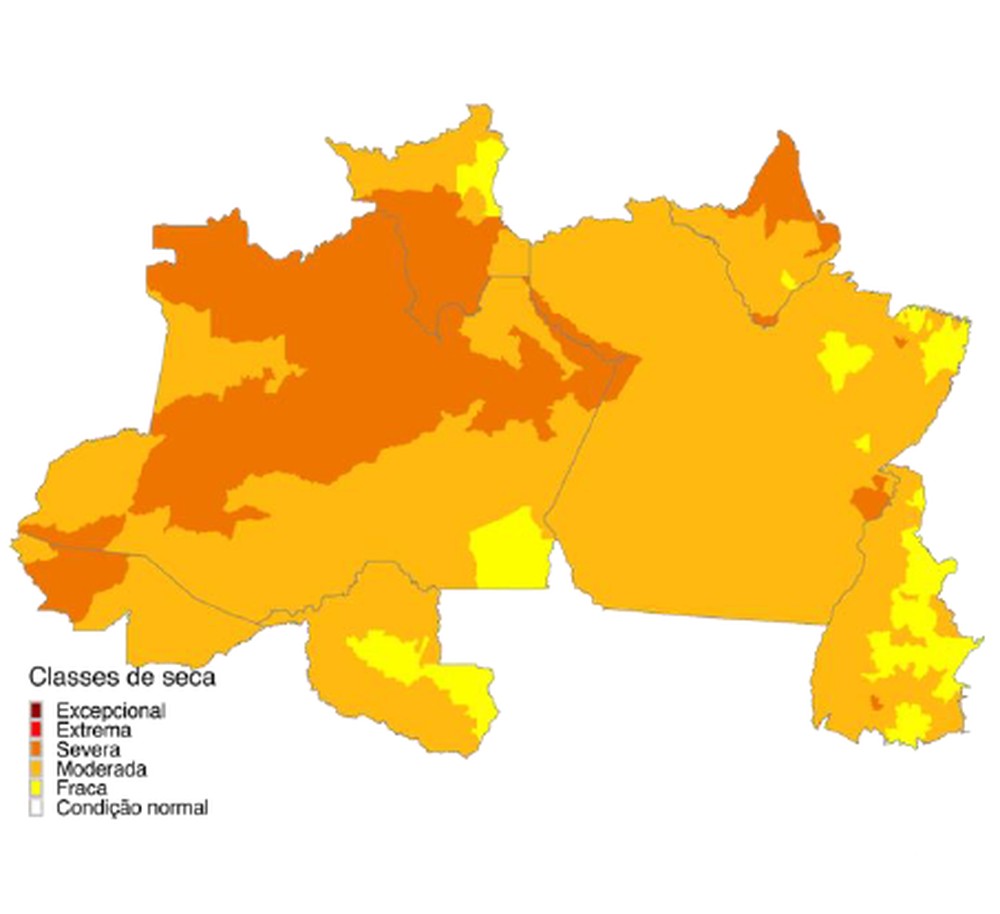 Seca na Amazônia pode bater recorde e se estender até janeiro; situação ...