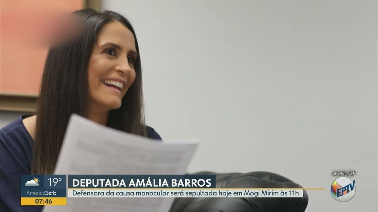 Deputada Amália Barros é sepultada em Mogi Mirim com presença de ...