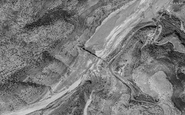 ANTES E DEPOIS: imagens de satélite mostram barragens e estradas ...