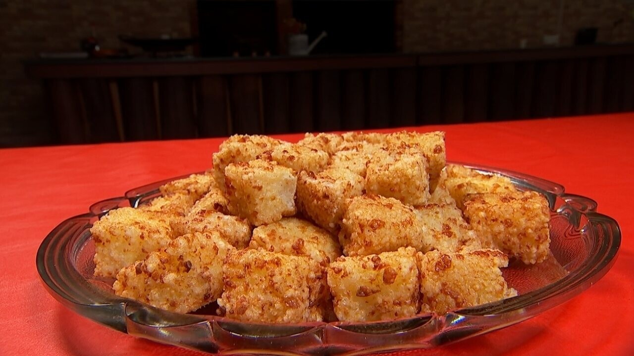 Receita Nosso Campo: aprenda a fazer dadinho de tapioca recheado | G1