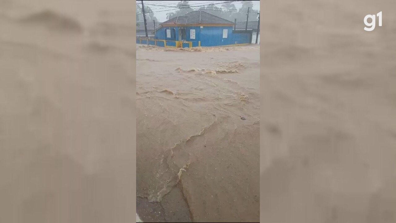 Chuva de quase 100 mm em 1h deixa cidades no interior de SP debaixo d ...