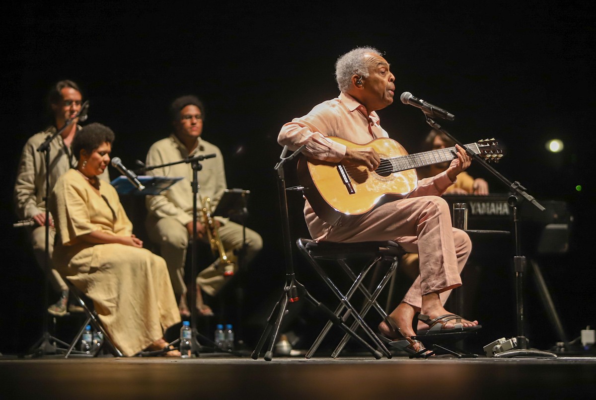 Gilberto Gil se apresenta em festival de música na Concha Acústica do ...