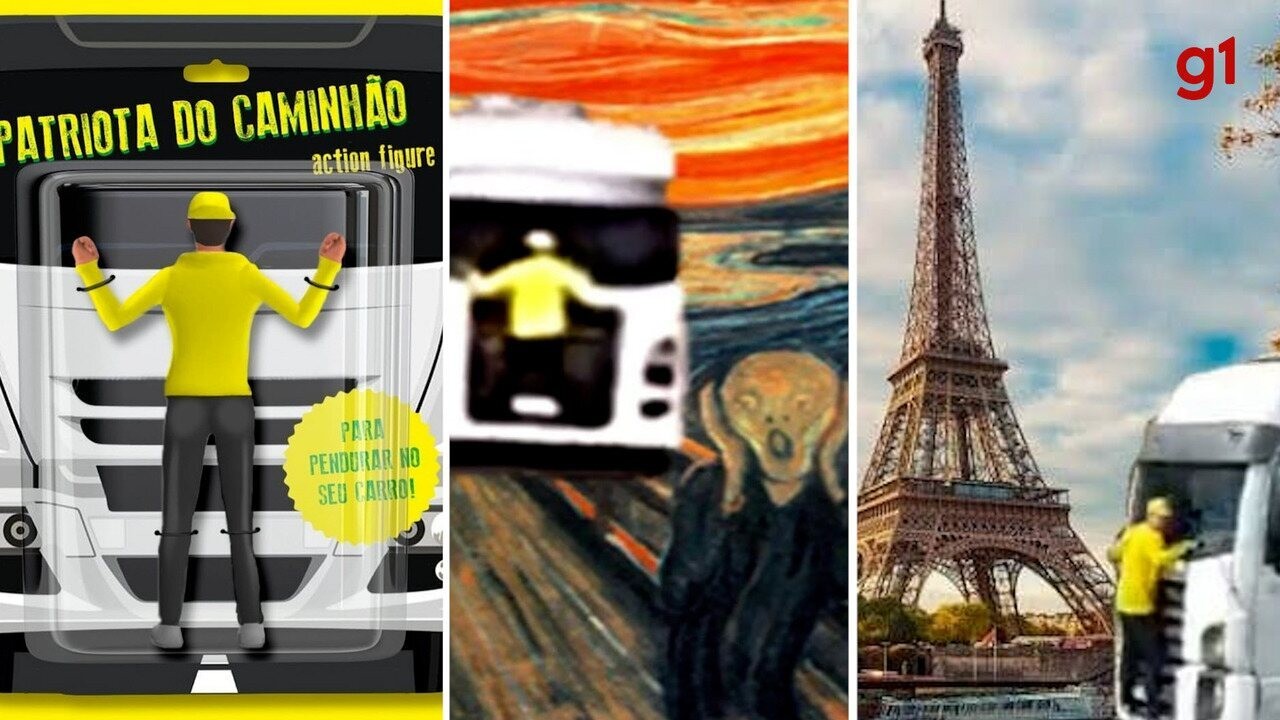 Vídeo com bolsonarista em para-brisa de caminhão gera memes; veja | G1