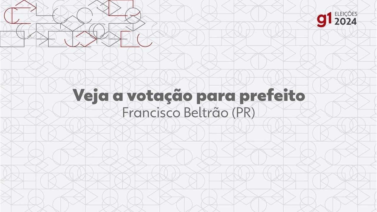 Eleições 2024: Antonio Pedron, do MDB, é eleito prefeito de Francisco ...
