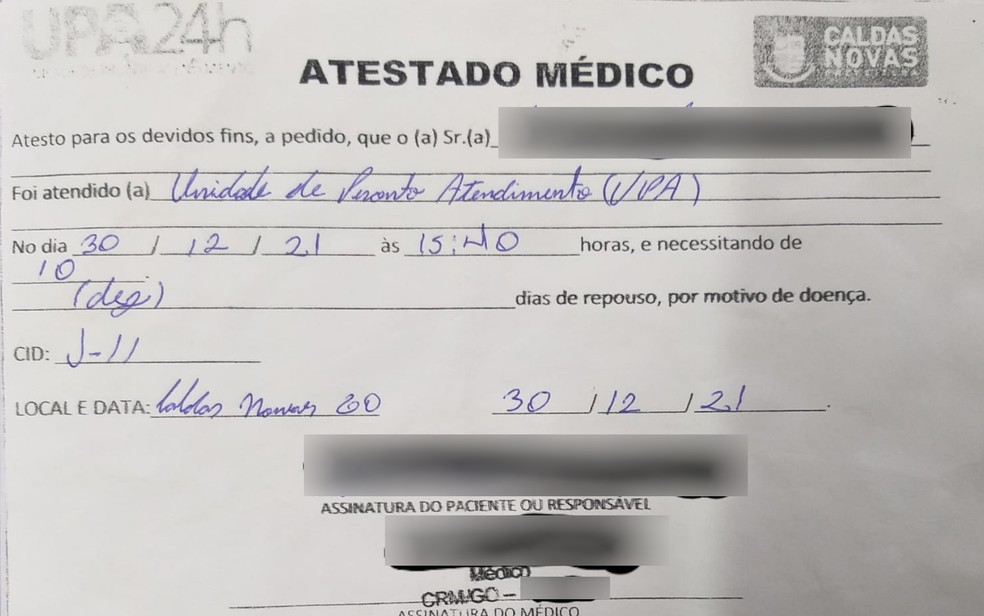 Atestado Medico Falso Do Hospital