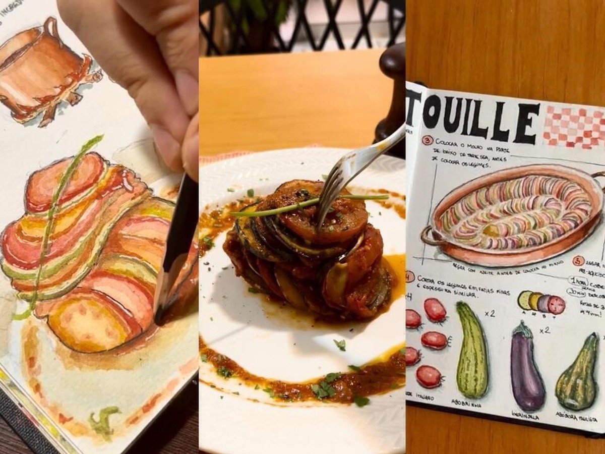 Arte na cozinha: estudante de arquitetura une hobby para criar livro de ...