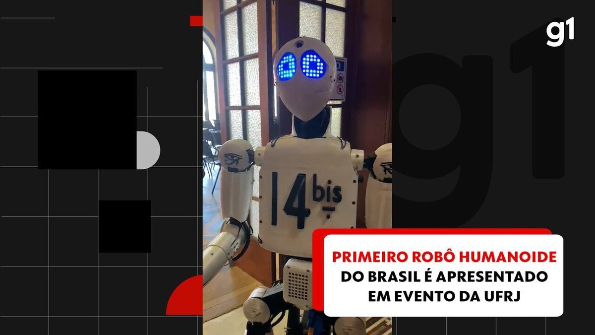 14-bis: primeiro robô humanoide do Brasil é apresentado em evento da ...