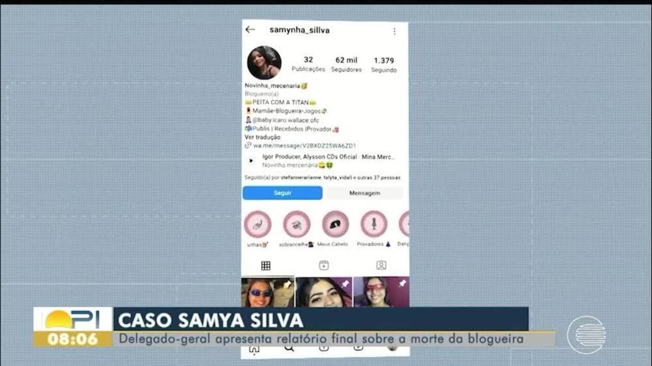 Caso Sâmya Silva: polícia prende suspeitos de matar influencer e homem ...
