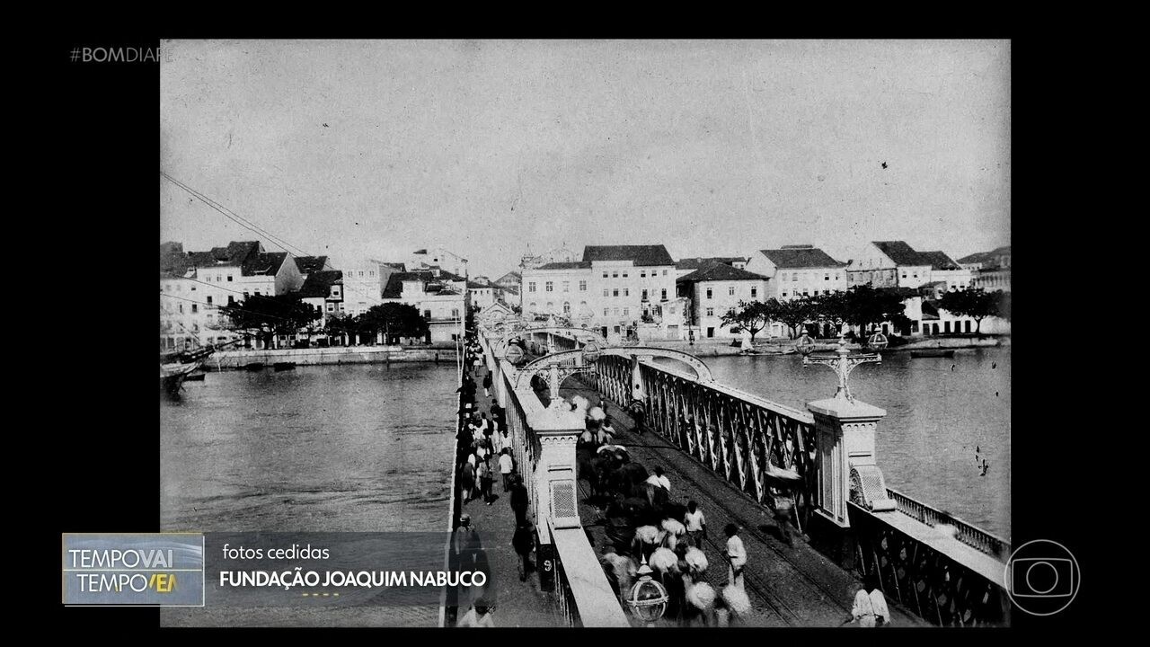 'Tempo vai, tempo vem': Bom Dia PE compara paisagens do Recife de ...