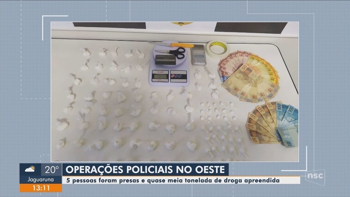 Operação Da Polícia Prende Cinco Pessoas Suspeitas De Tráfico De Drogas